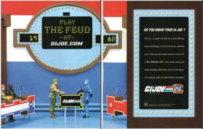 2007 Action Figure Toy 2 PG PRINT AD - GI Joe Play The Feud Family Feud ...