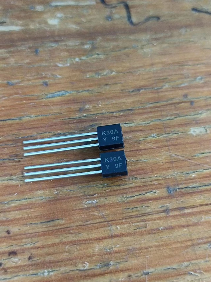 10PCS TOSHIBA TO-92 2SK30ATM-Y 2SK30A-Y 2SK30A K30A-Y K30A 100% Genuine ...