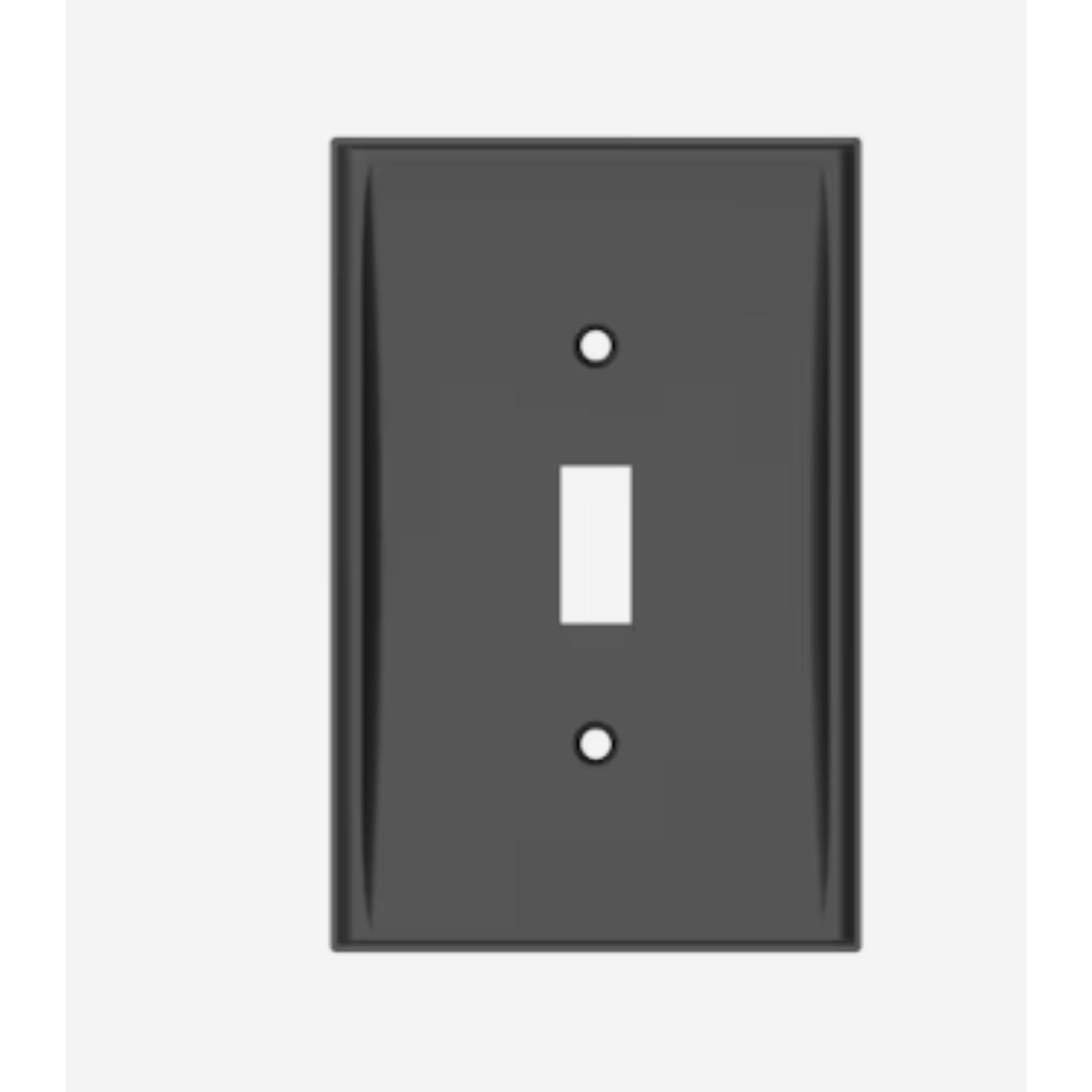allen + roth Bexton Matte Black Zinc Toggle Single Light Switch Wall ...
