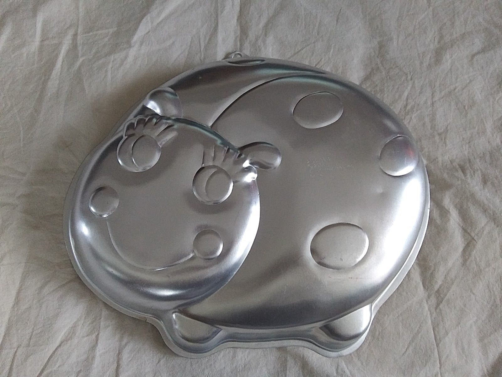 Wilton Ladybug Cake Pan 2005 Aluminum 2105-3316 Birthday Party Shower ...