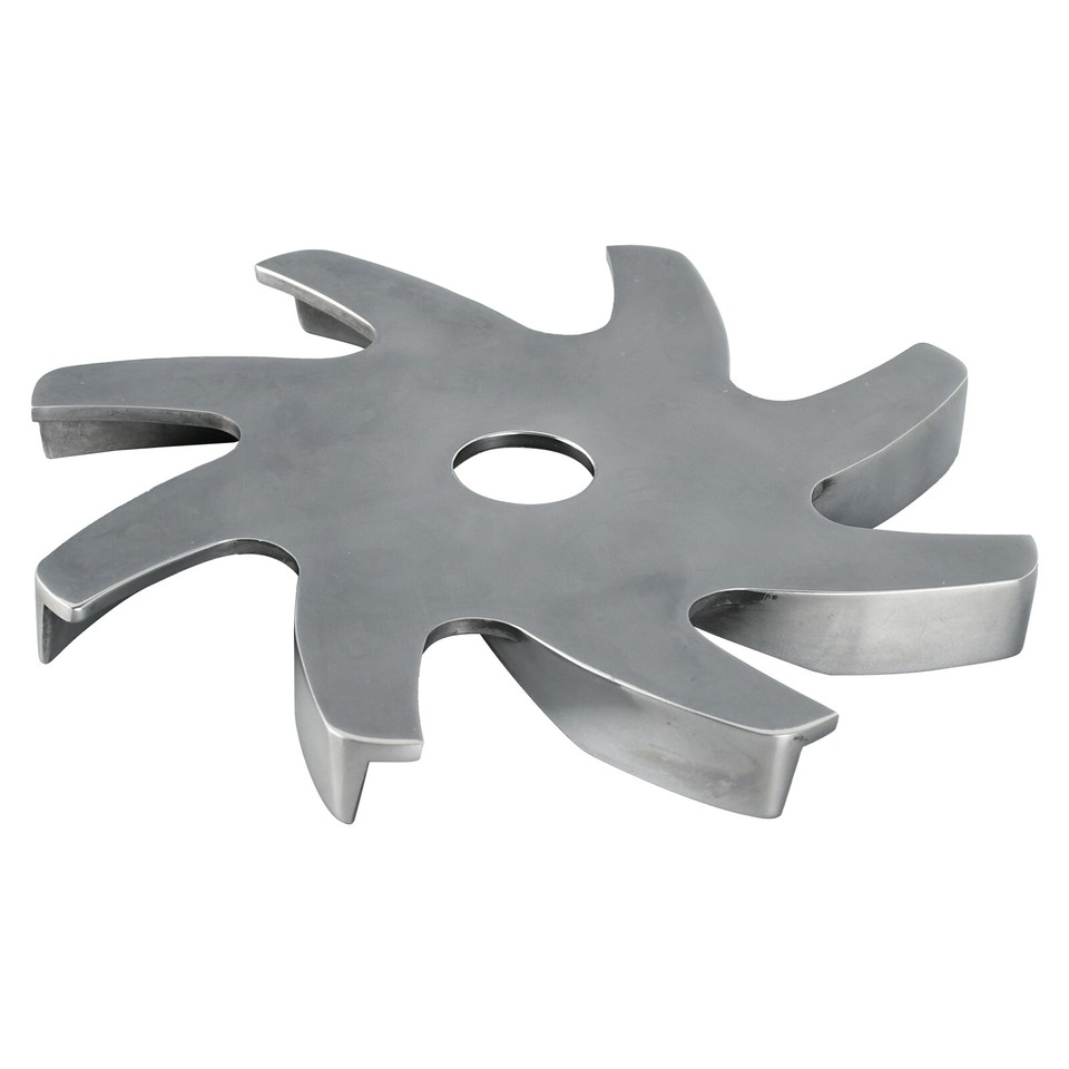 For GM Ford SBC BBC Chevy 350 Polished Aluminum Alternator Pulley Fan ...