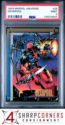 1993 MARVEL UNIVERSE #28 DEADPOOL PSA 9 | eBay