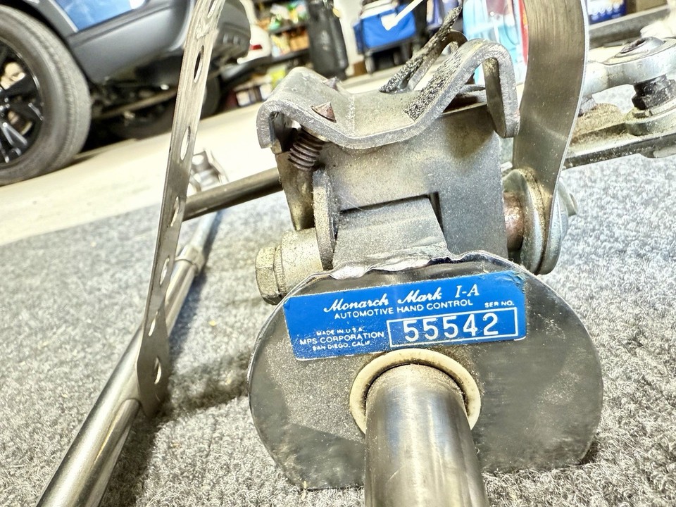 MPS Handicap Driver Hand Controls-Complete Set W/steering/spinner Knob ...