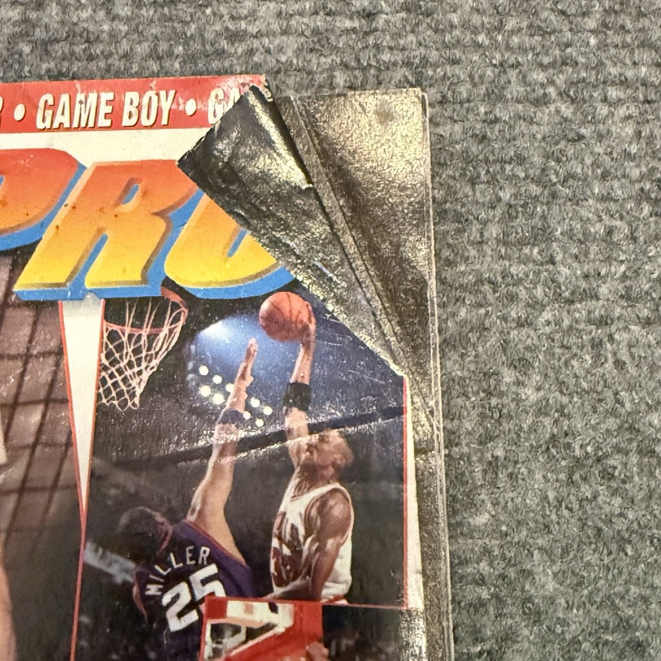 Vintage GamePro Magazine March 1994 NBA Jam Sonic 3 Mortal Kombat II ...