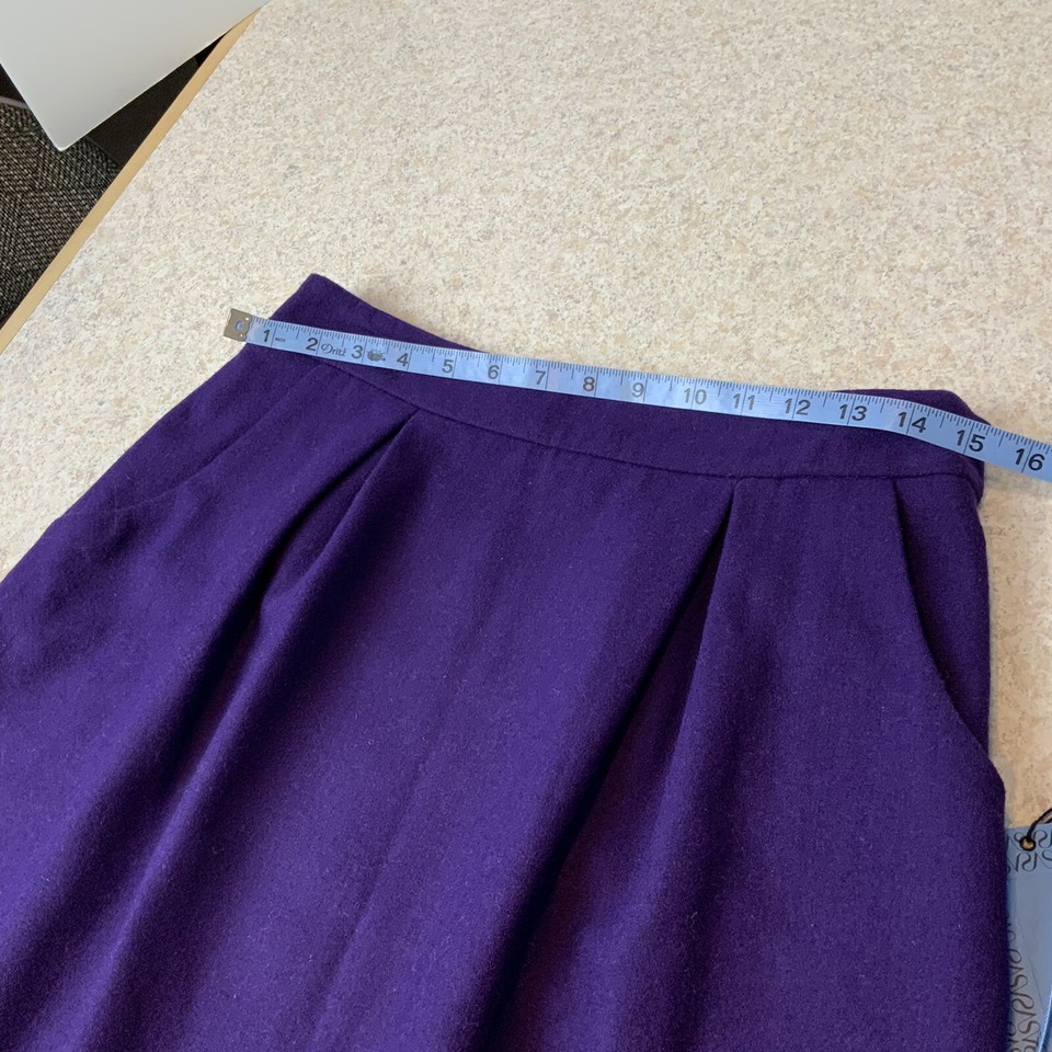 Simply Vera Knee High Misses 4 Purple Lined Skirt | eBay