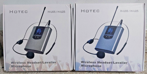 Hotec UHF YM-2 Wireless Headset Lavalier Microphone H-U05 / H-U25 Open ...