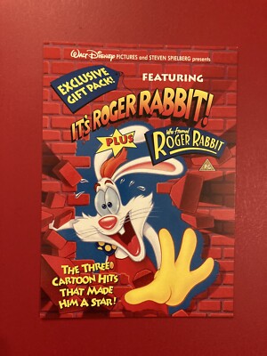 ROGER RABBIT Original Disney Promotional Postcard UK 1990s Lobby Card ...