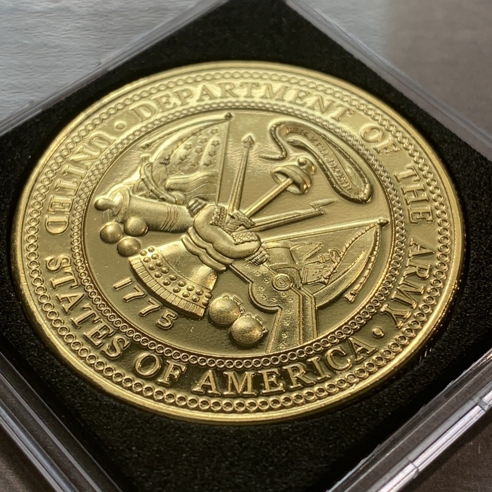US ARMY ARMOR Challenge Coin with Case-US Military | eBay