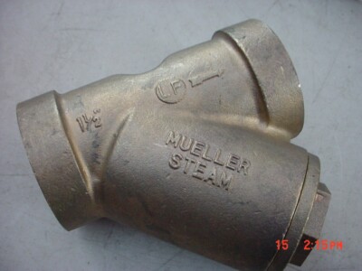 Mueller Steam Specialty Wye Strainer Bronze MLF 352 MJ 1.5-352-01 | eBay