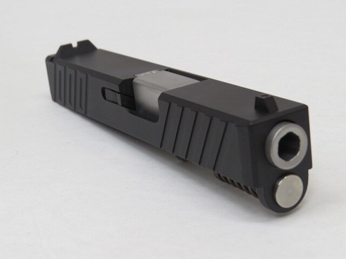 Complete Pistol Slide for Glock 26 GEN3/GEN4 Black Finish, Stainless ...
