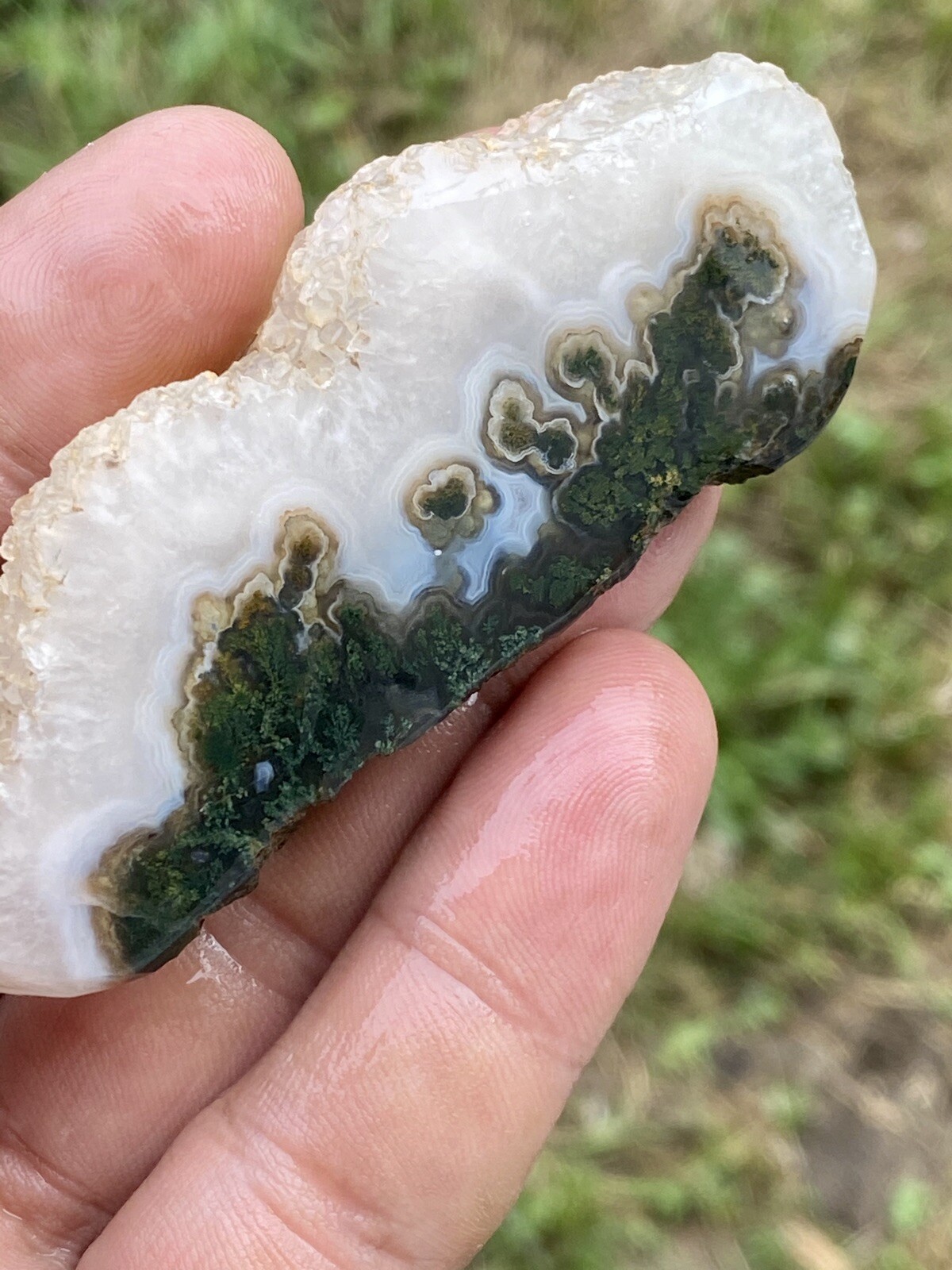Moss Agate Rough Slab,Agate Rough,Moss Agate Crystal. | eBay UK