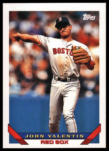 1993 Topps #424 John Valentin [Base] Boston Red Sox NM-MT | eBay