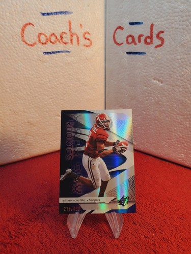 2008 Upper Deck SPx Rookie #/999 Simeon Castille Alabama Crimson Tide ...