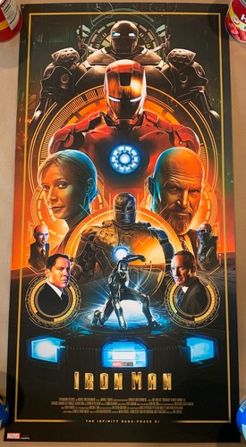SOLD OUT! BNG Iron Man 69/100 18x36 Giclee Art Print by Nicolas ...