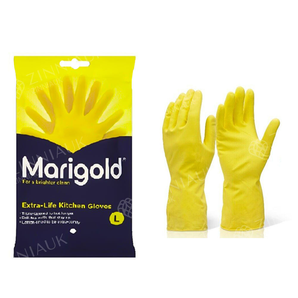 Marigold Gloves Extra Life Kitchen Gloves Heavy Duty Sensitive ( S, M & L ) Size | eBay UK