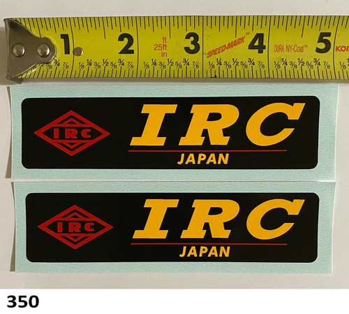 2 IRC decal sticker Vintage Works Bike RM YZ KX CR 125 250 360 400 500 ...