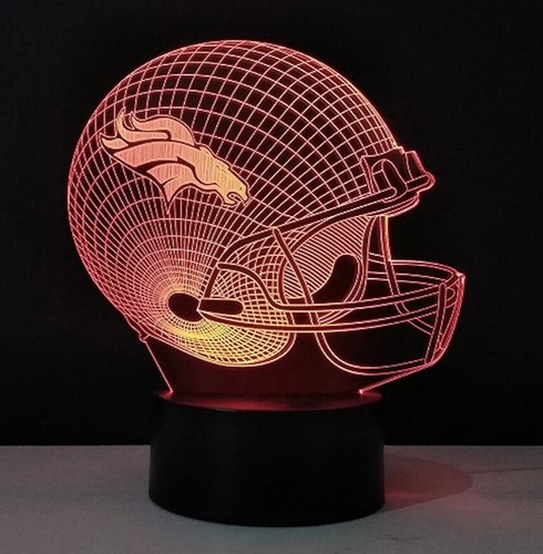 3D Creative Visualization Lamp 7 Colors Optical Illusion 3D Glow LED ...