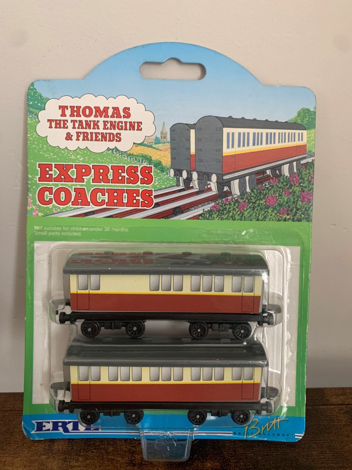 1996 Vintage ERTL Thomas The Tank Engine & Friends Express Coaches #44 ...
