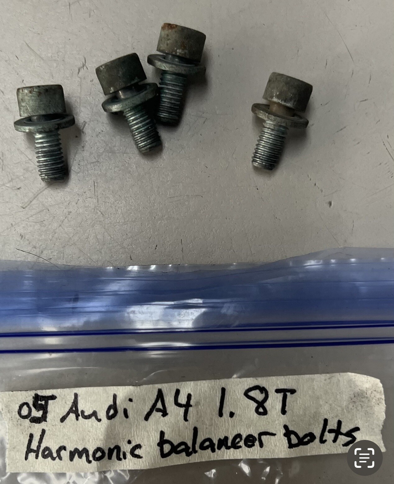 2005 AUDI A4 Convertible Harmonic Balancer Bolts 1.8T | eBay