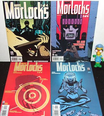 MORLOCKS COMIC SET #1-4 MARVEL 2002 DEADPOOL's ANGEL DUST 1st ...