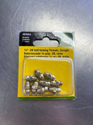 JD7844 Genuine OEM John Deere Straight FITTING QTY of 3 Fittings per ...