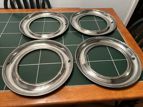 Set of 4 Vintage 1960's/1970's Stainless Steel 15 Inch Beauty Wheel ...