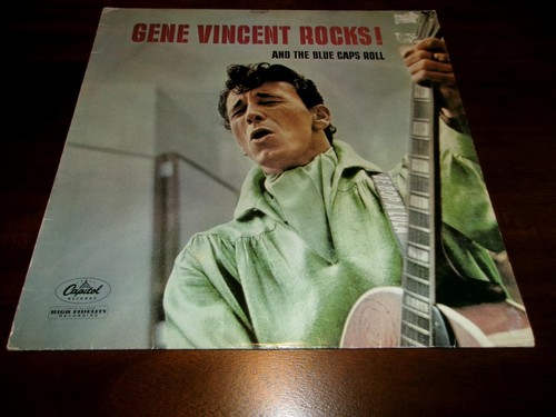 GENE VINCENT ROCKS AND THE BLUE CAPS ROLL LP CAPITOL T-970 REISSUE ...