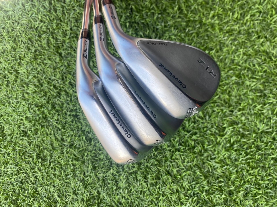 Cleveland RTZ ZZ-Alloy Wedge Set 50,54,58 Degree Spinnet Tour Issue ...