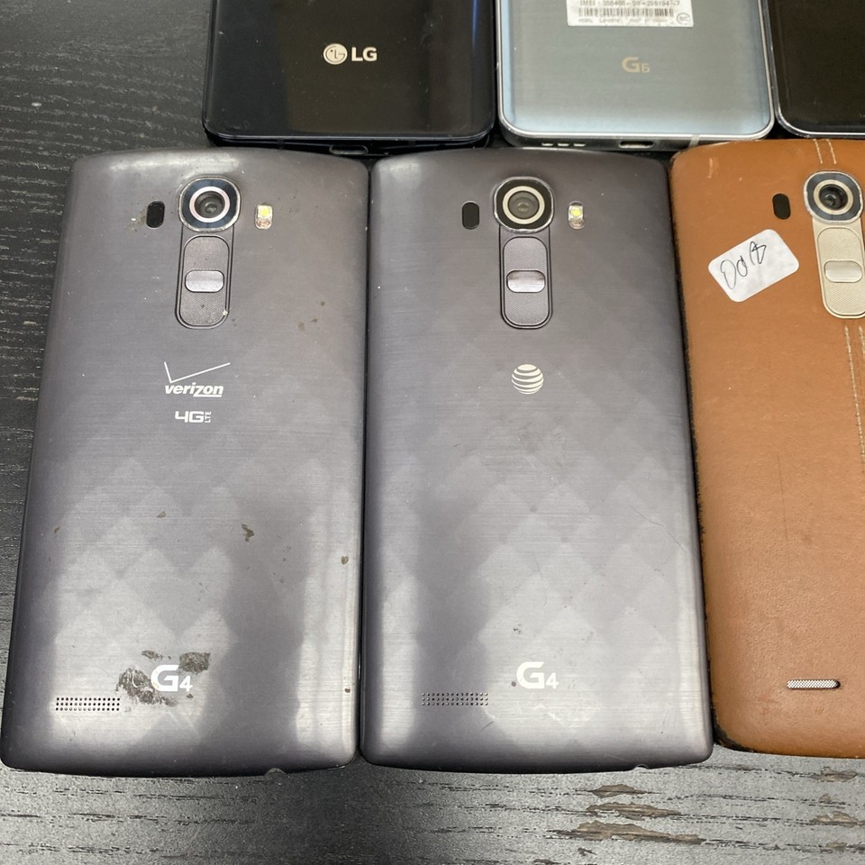 Lot Of 7 LG V40 ThinQ 64GB / G6 / G4 For PARTS ONLY T8 | eBay