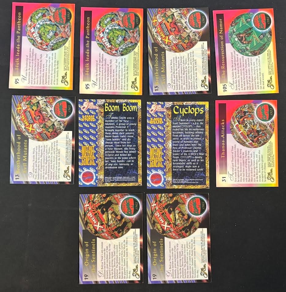 MARVEL '94 FLAIR CARDS - 28pc LOT - Fleer Trading & Promo Cards - 1994 ...