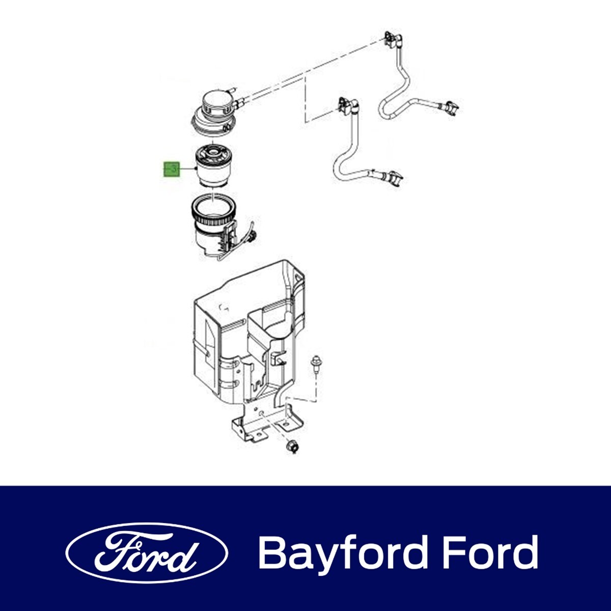 GENUINE FORD RANGER PX (XL-PLUS) FUEL FILTER ELEMENT LU2Z9365A | eBay ...