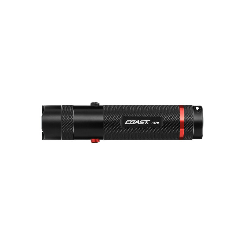 Coast PX20 Black LED FLASHLIGHT 315 Lumens AAA Dual Color Waterproof ...