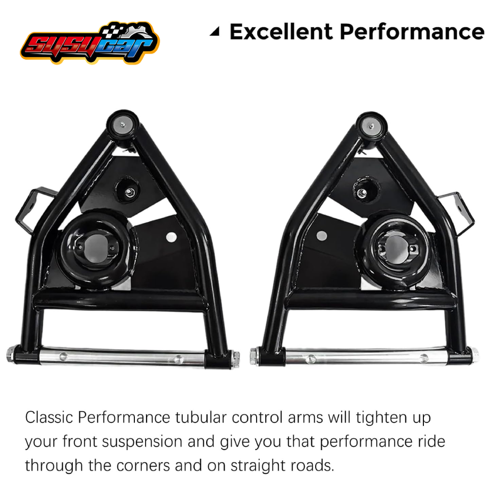 FOR 1973-1987 C10 CHEVROLET GMC TUBULAR CONTROL ARMS SET OF 4 UPPER AND ...