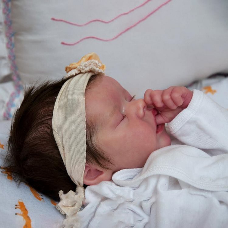 18In Real Reborn Sleeping Baby Dolls Lifelike Newborn Body Silicone ...