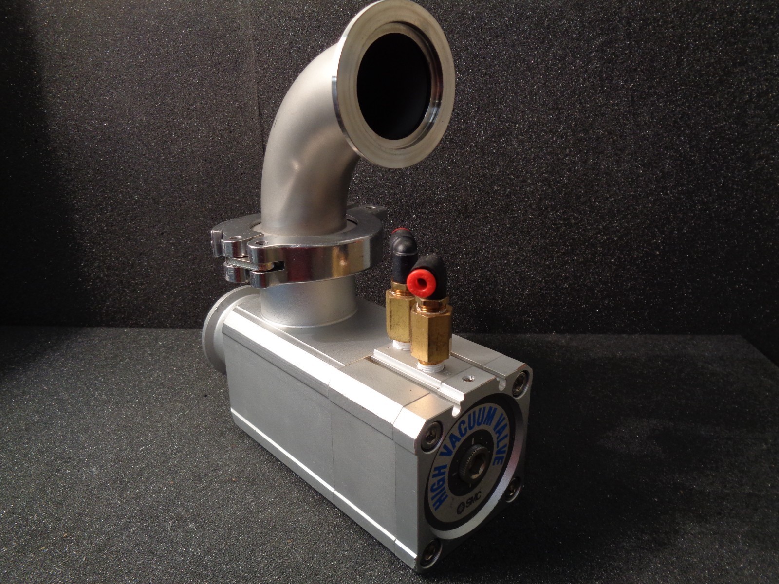 SMC XLD-40 Aluminum Normally-Closed High Vacuum Angle Bellows Valve ...