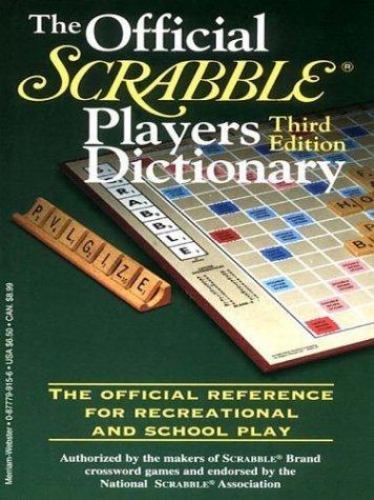 Official Scrabble Players Dictionary by Inc. Staff Merriam-Webster ...