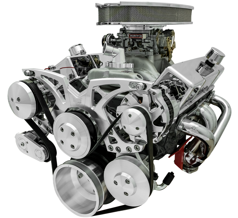 Big Block Chevy Style Track All inclusive Serpentine System BBC 454 ...