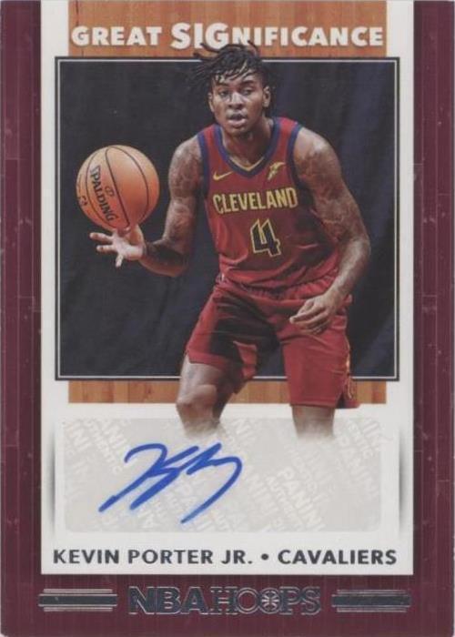 2019-20 Panini NBA Hoops - Great Significance Kevin Porter Jr. #GS-KPJ ...