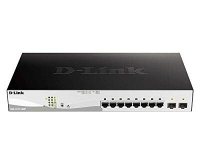 D-LINK SYSTEMS DGS-1210-10MP 8-PORT GIGABIT SMART MANAGED POE SWITCH ...