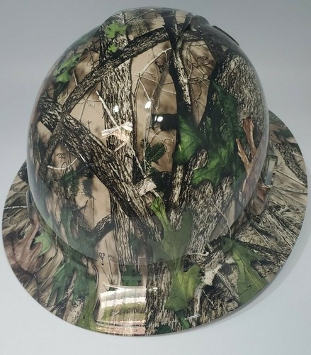New Full Brim Hard Hat Custom Hydro Dipped TRUE TIMBER REAL WOODS CAMO ...