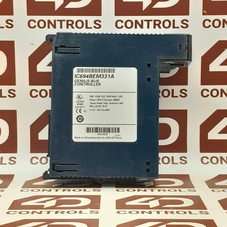 IC694BEM331 | GE Fanuc | Genius BUS Controller, Supports I/O, Used, Ser ...