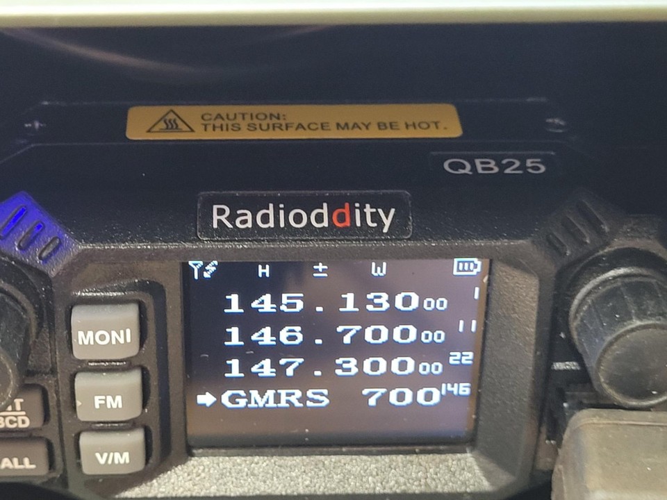 Radioddity Quad Band QB25 HAM & GMRS Radio 25W SHTF "HAMMO CAN" 2M 70cm ...