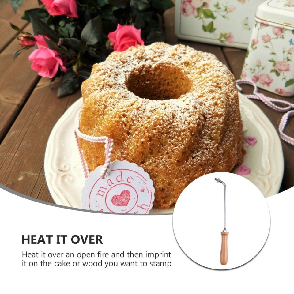 Cake Stamp Embossing Iron Handle Baking Branding Biscuit Embossed ...