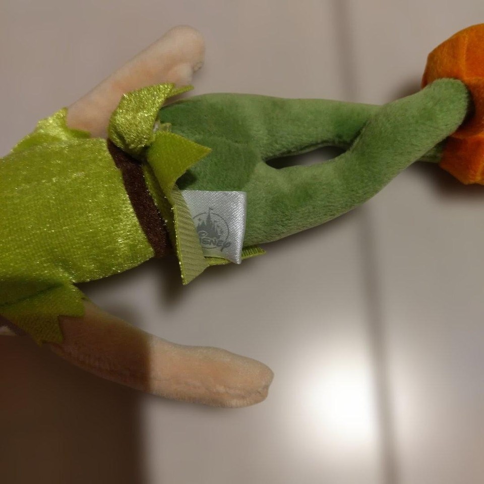 Disney Peter Pan Plush Keychain Disney Store Neverland | eBay UK