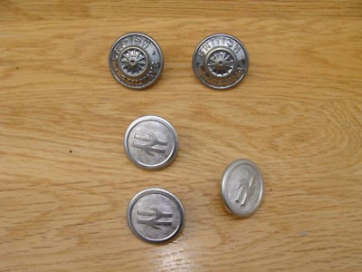 5 x Vintage British Railways Uniform Buttons | eBay UK