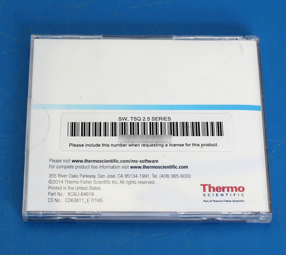 NEW THERMO SCIENTIFIC TSQ 2.5 SERIES CONTROL SOFTWARE | eBay