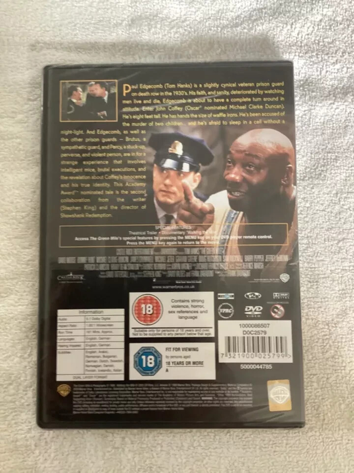 The Green Mile (DVD, 1999) - Factory Sealed 53939257922 | eBay