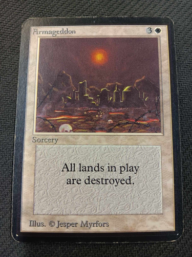 Armageddon ALPHA ENGLISH Played MTG Magic The Gathering | eBay
