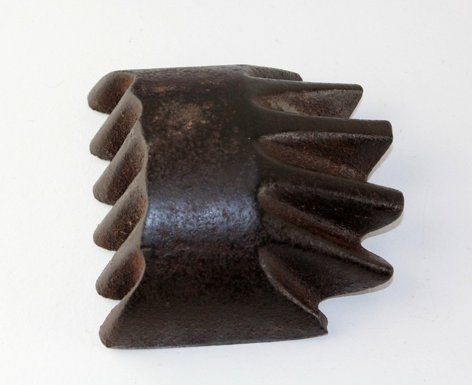 Antique 1800s Cast Iron Blacksmith Gutter Hand Forming Fluting Crimper ...