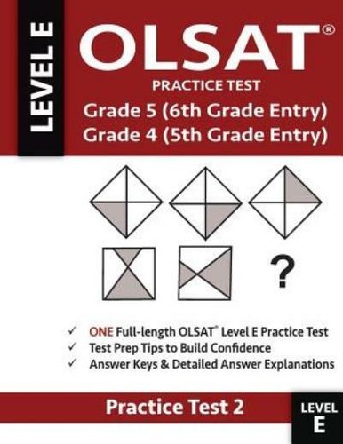 OLSAT Practice Test Grade 5 (6th Grade Entry) and Grade 4 (5th Grade ...